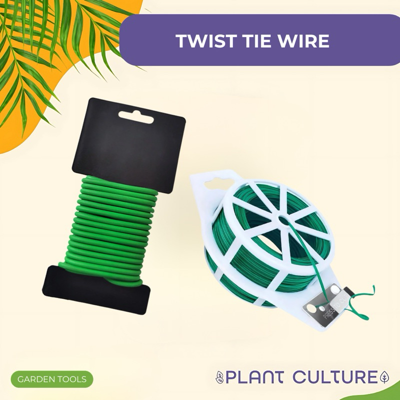 Multipurpose Wire Twist Ties Heavy Duty Rubber Coated Ties Plant Tie ...
