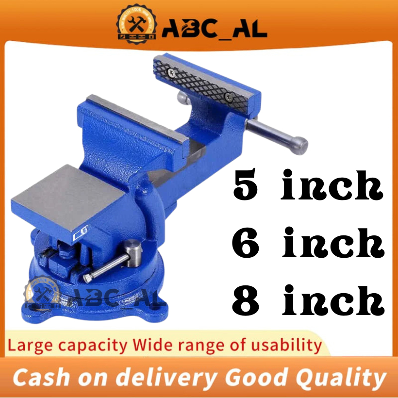 Heavy Duty Bench Vise Household Vise Bench 5 6 8 Inch Small Bench Vice Clamp 360 Degree Rotatio ...