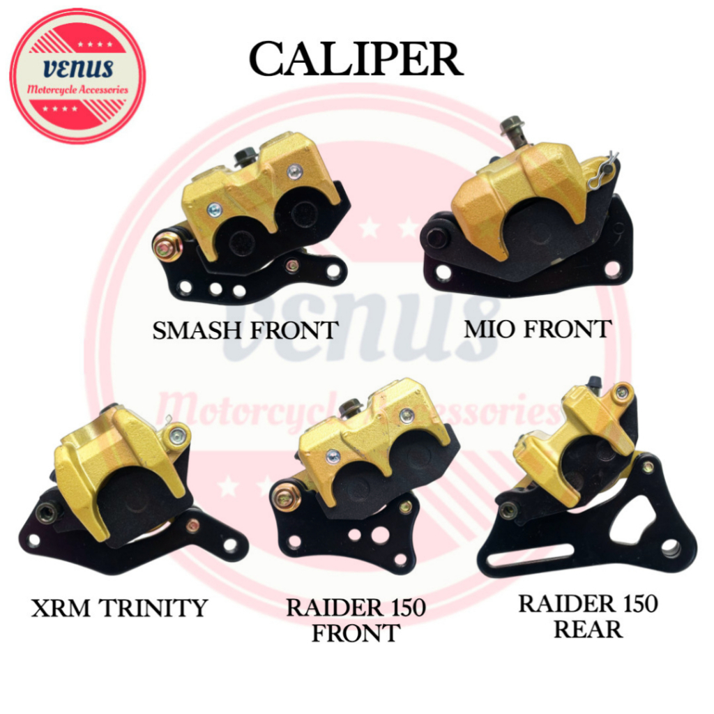 VENUS MOTORCYCLE FRONT/REAR CALIPER ONLY FOR SMASH/MIO/XRM TRINITY/R150 ...