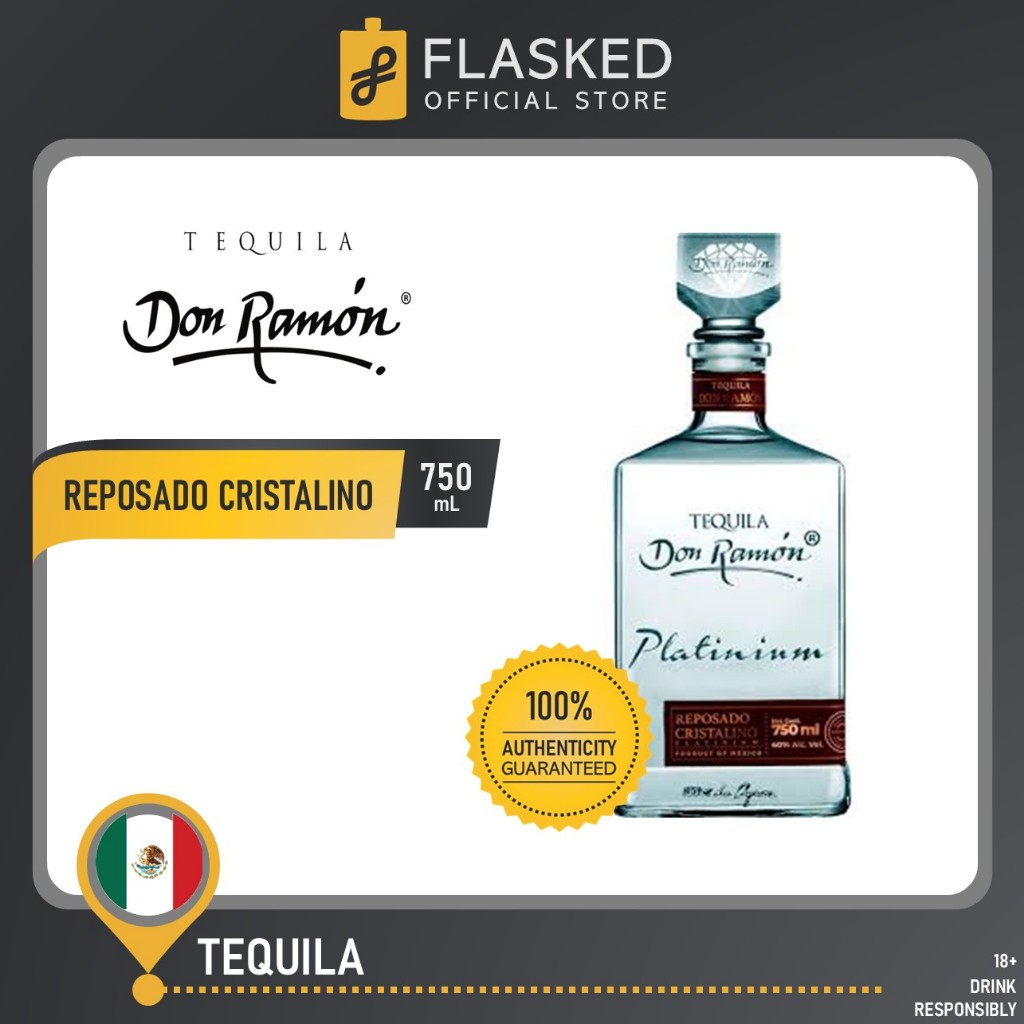 Don Ramon Platinum Reposado Cristalino 750ml | Shopee Philippines