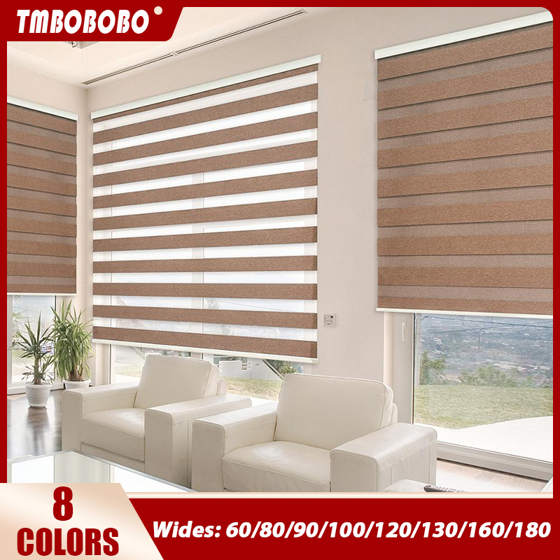 Modern Korean Blackout Blinds Venetians Duo Roller Curtain For Window ...