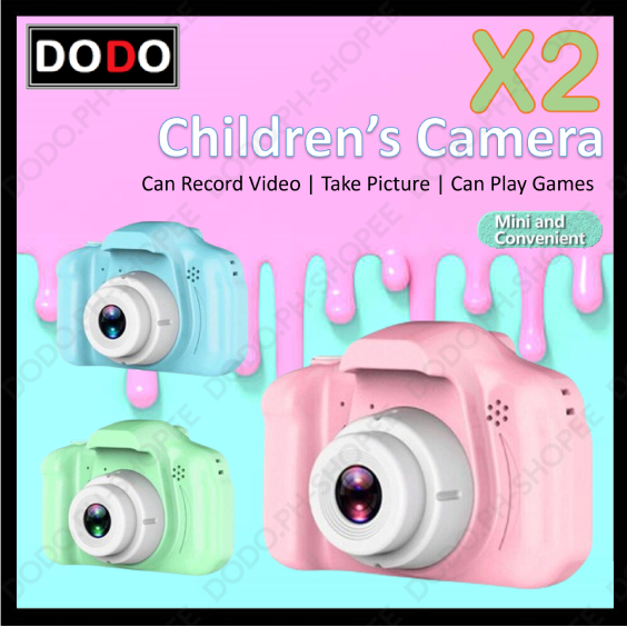 X2 Kids Camera Portable Digital HD Recording Video and Selfie Function ...
