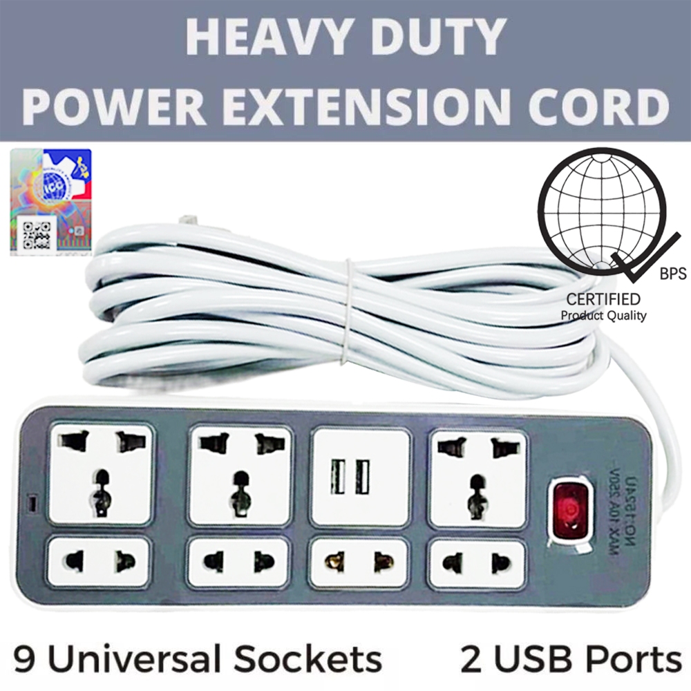 Extension Outlet Socket Plug Usb Cable Power Supply Power Board Socket ...