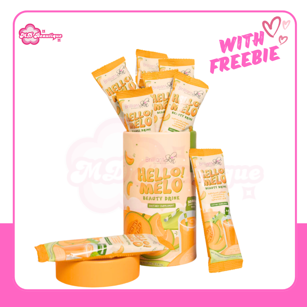 Brilliant Skin Hello Melo Beauty Drink 10 Sachets Melon Collagen L ...