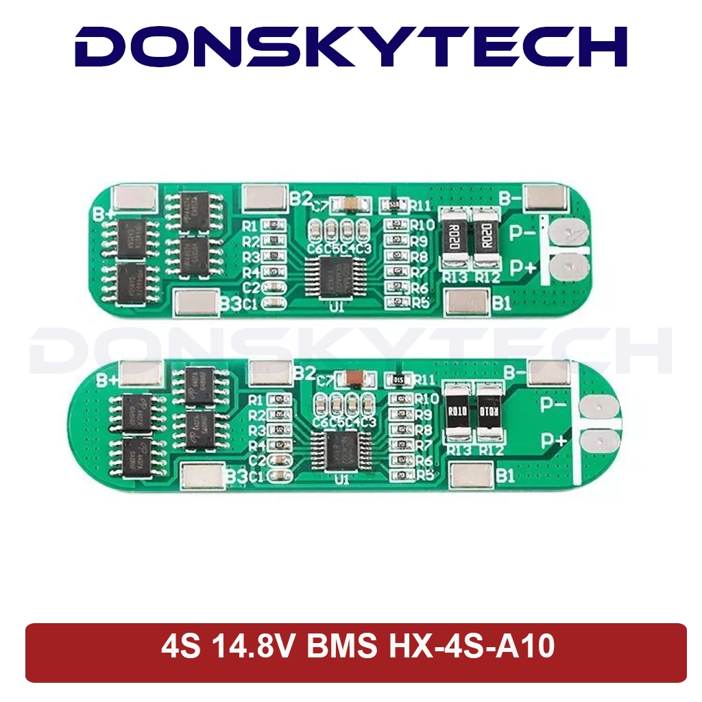 4S 18650 BMS Lithium Battery Protection Board Charger Module Li-Ion BMS ...