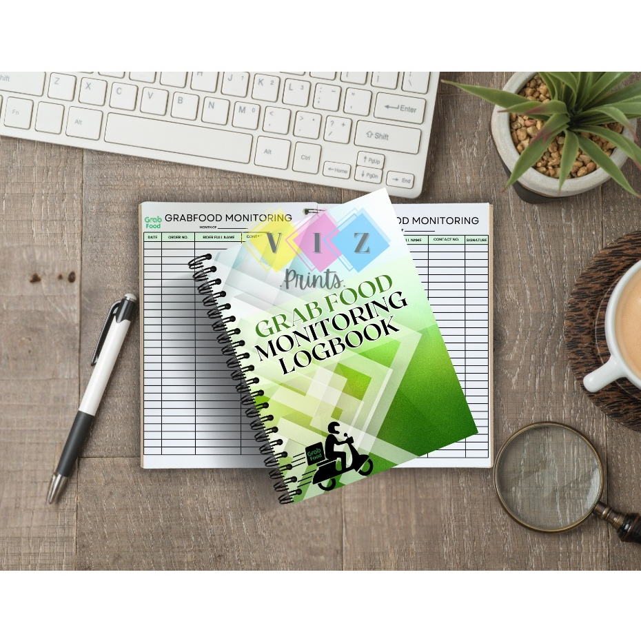 Grab Food Monitoring Log Book / Record Book / Log Book / Journal ...