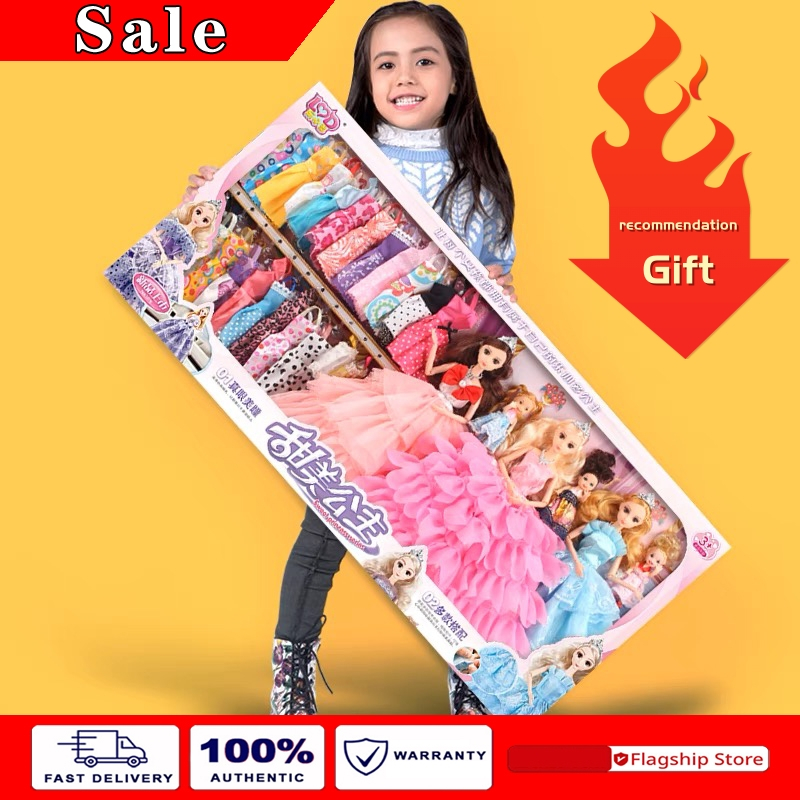 【COD】Doll Set Girls Princess Large Size SaleDoll Gift Box Children's ...