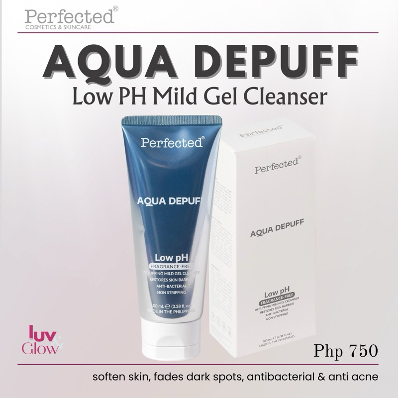 Perfected Aqua Depuff Low pH Mild Gel Cleanser | Shopee Philippines
