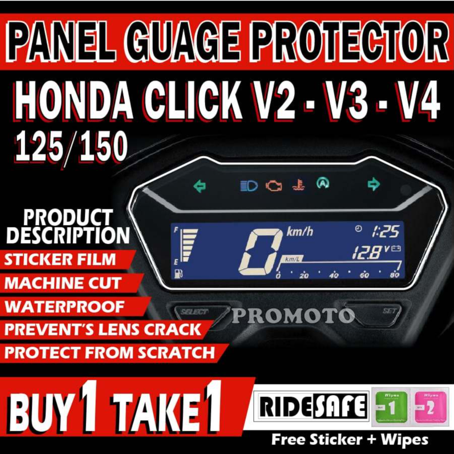 HONDA CLICK V2 V3 V4 125 - 150 - 160 GUAGE PANEL PROTECTOR | Shopee ...