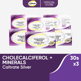 Caltrate Silver Advance Cholecalciferol + Minerals 30s x3 | Shopee ...