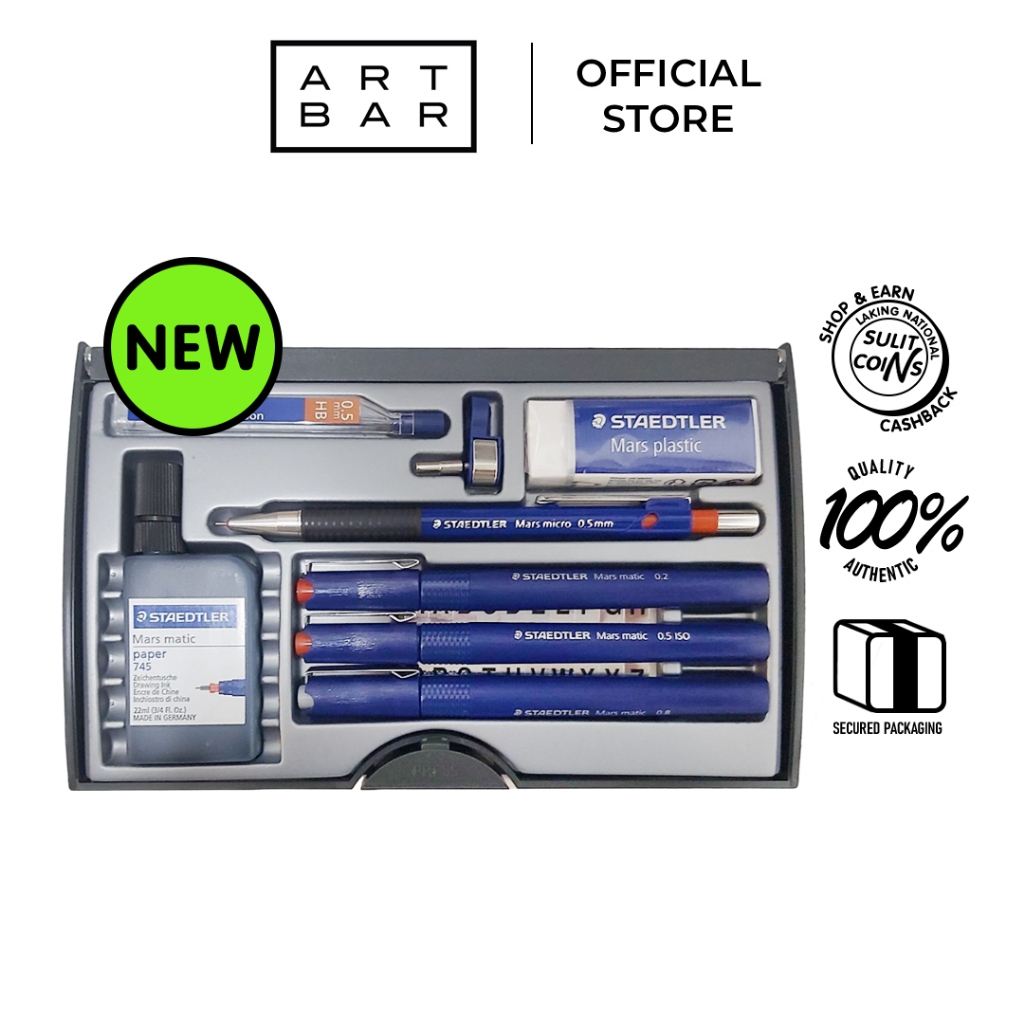 Staedtler Technical Pen 700 258 College Set .20/.50/.80 - Art Bar ...