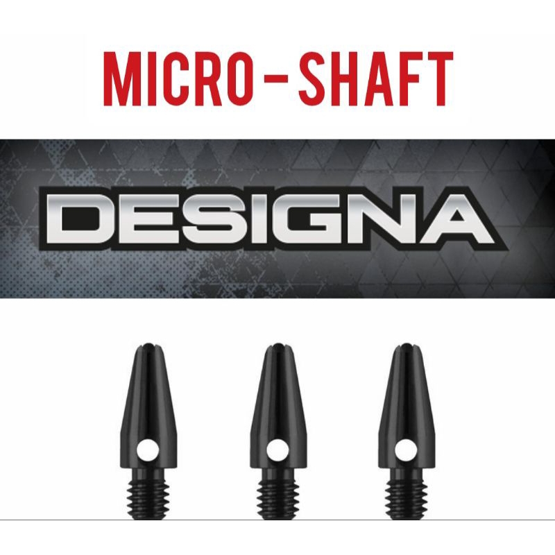 DESIGNA ALUMINUM MICRO DART SHAFTS - BLACK | Shopee Philippines