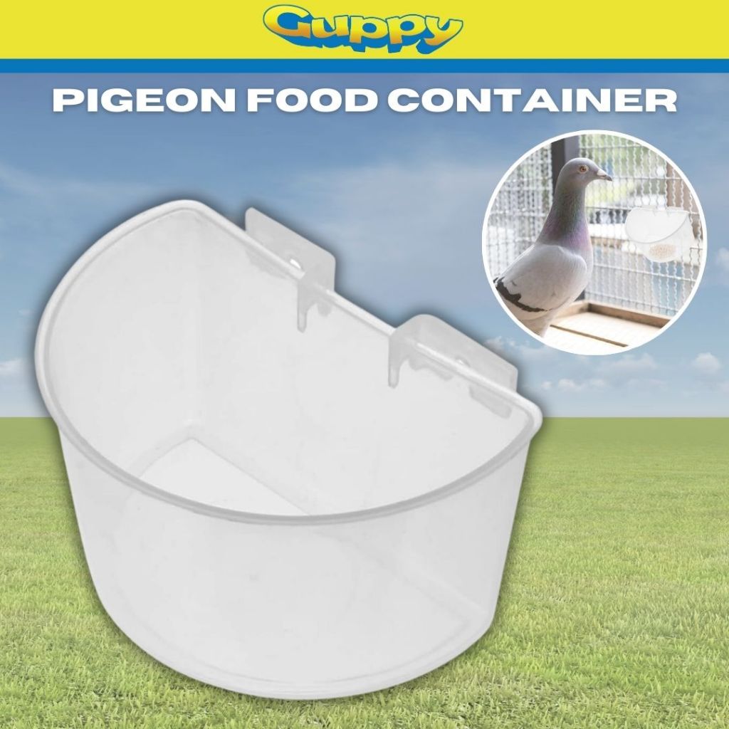 Bird Pigeon Transparent Food Water Container Feeder YC-PG602 | Shopee ...