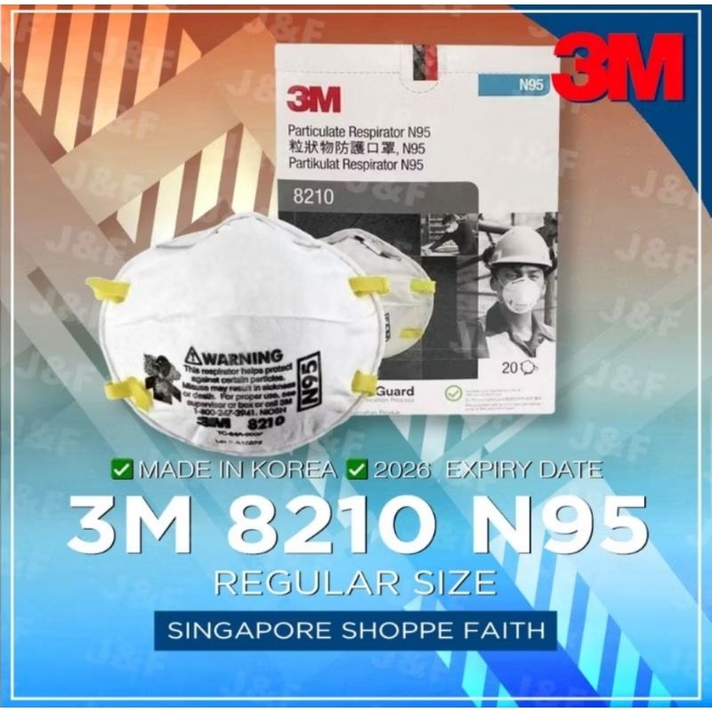 3M 8210 N95 masks in box of 20pcs | Shopee Philippines