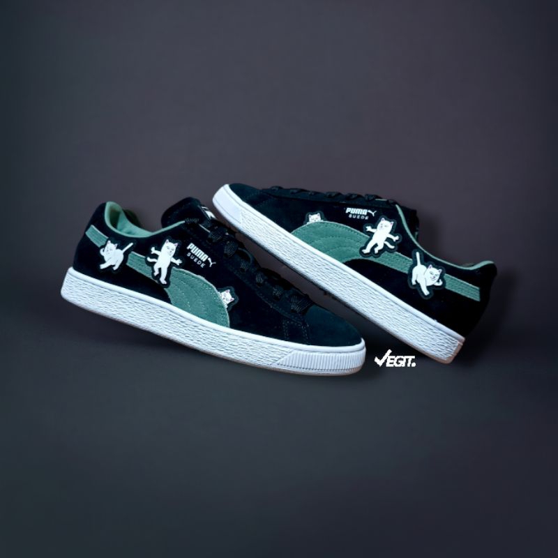 Original Suede x RIPNDIP 'Lord Nermal - Black Eucalyptus' | Shopee ...