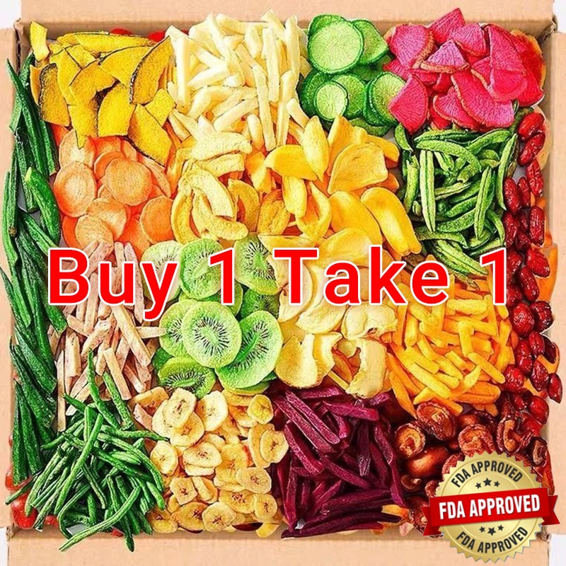 Mr.Squirrel 250g Dried Fruits And Vegetables【Buy 1 Take 1】12 In 1 ...