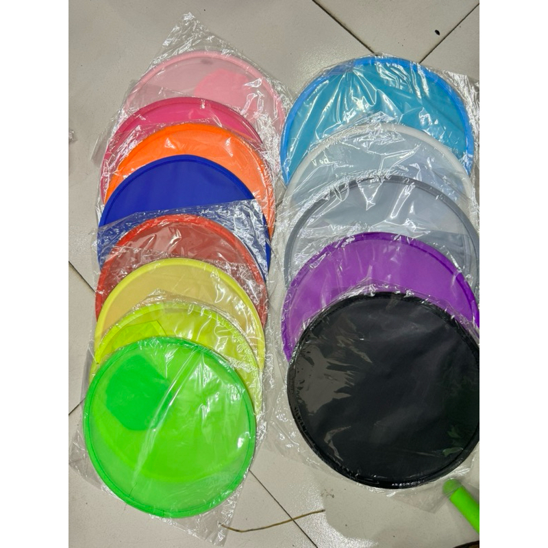 FOLDABLE FAN with pouch (plain) | Shopee Philippines