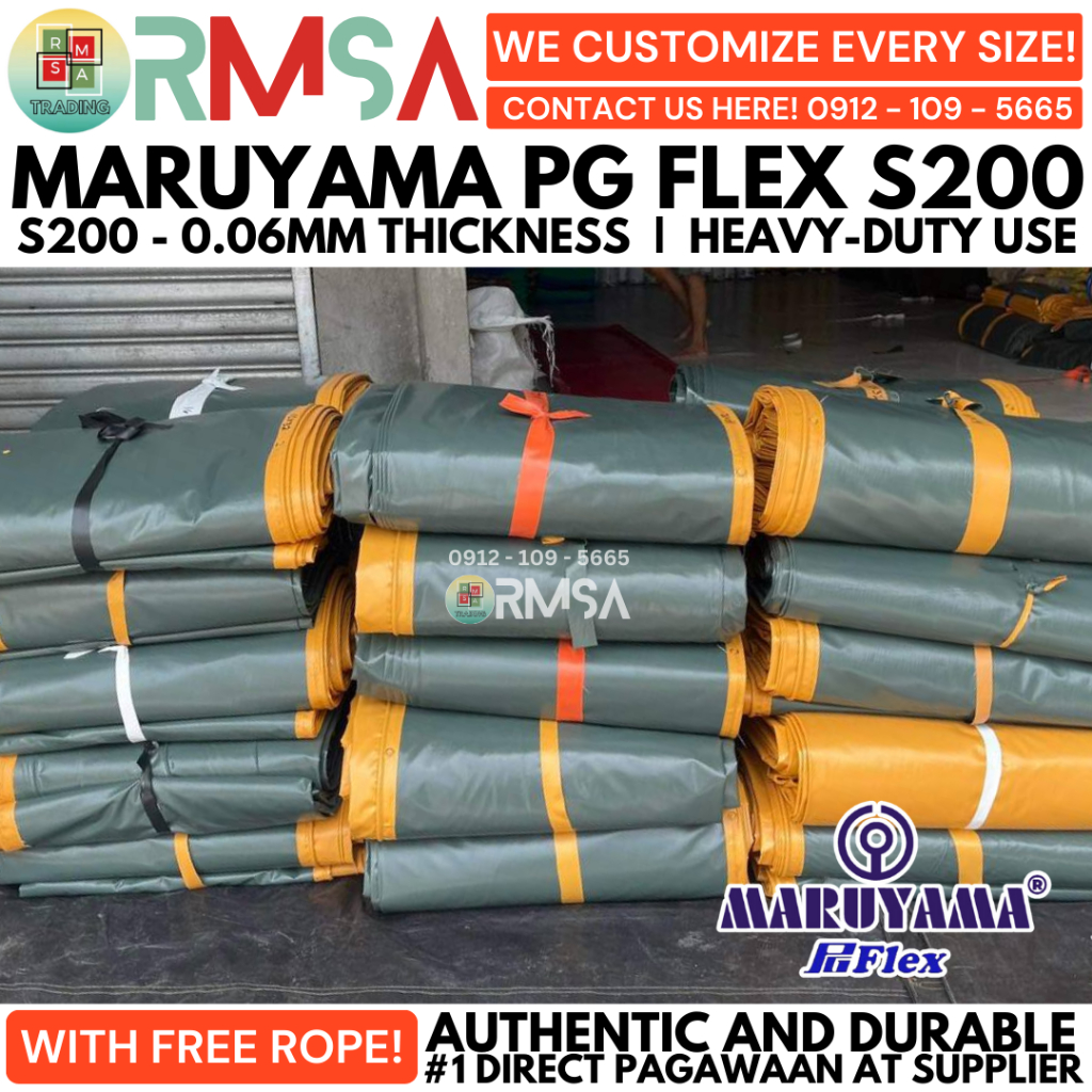 RMSA | 20ft x 26ft S200 ORIGINAL MARUYAMA PG FLEX S200 TRAPAL HIGH ...