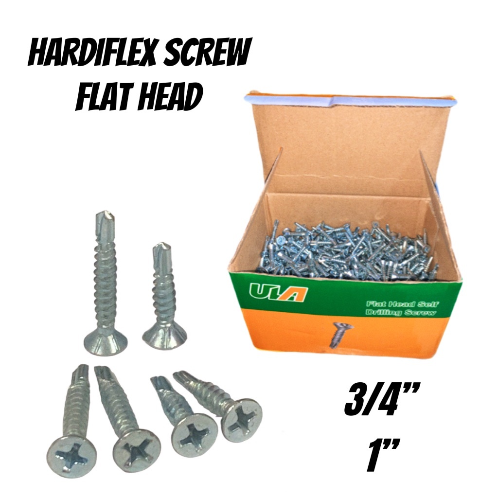 HARDIFLEX SCREW 3/4" & 1" (ULA BRAND) | Shopee Philippines