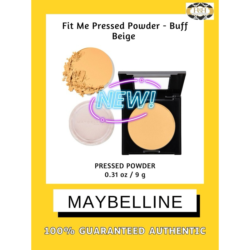 USA Authentic Maybelline Fit Me Set Smooth Pressed Powder Collection ...