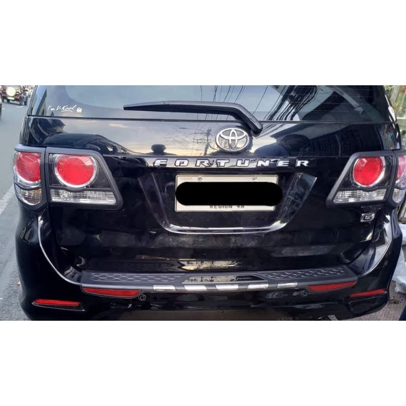 TOYOTA FORTUNER 2005 to 2015 Rear Bumper Guard Protector Rear Bumper ...