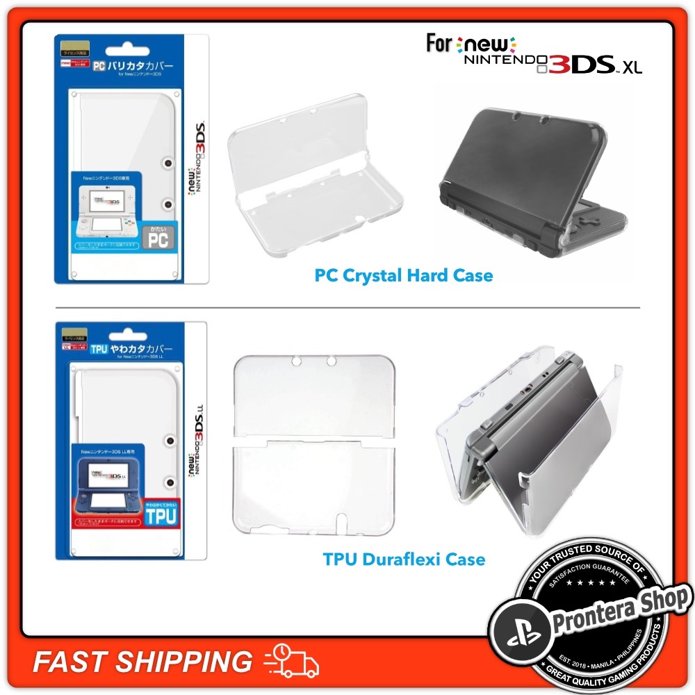 Nintendo New 3DS XL LL Duraflexi Clear TPU Flexible Hard Crystal ...