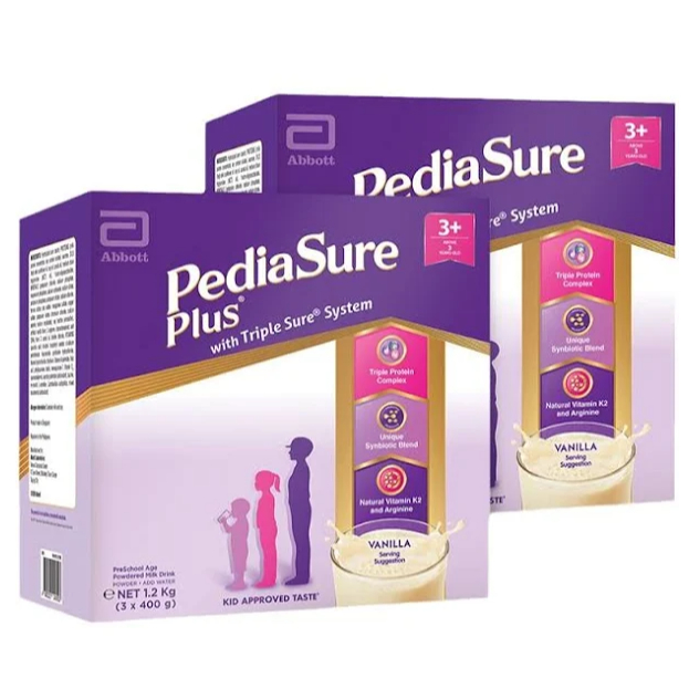 pediasure plus vanilla 2.4kg (2 boxes of 1.2kg)-july 2025 exp | Shopee ...