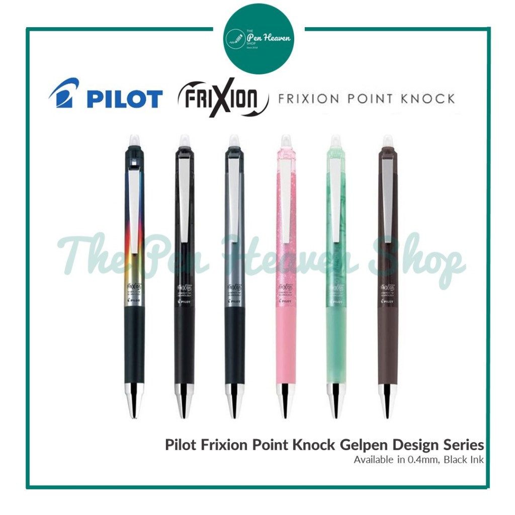 Pilot Frixion Point Knock Gelpen Design Series | Shopee Philippines