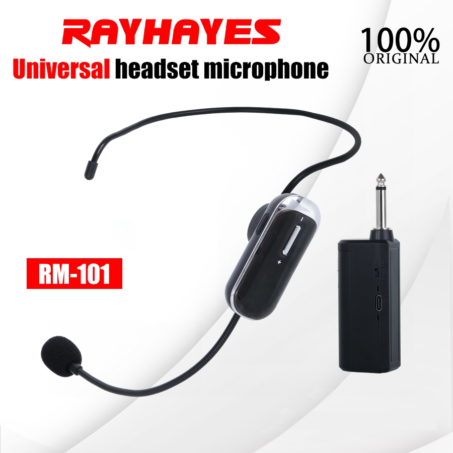 RAYHAYES Head-worn Lavalier Wireless Microphone Lavalier Microphone Suitable For Teaching ...