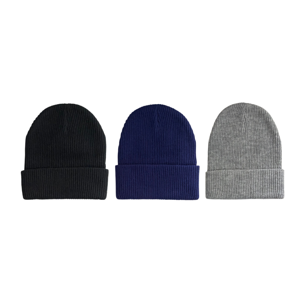 RIBBED Plain Bonnet (Colors: Black, Blue, Gray) | Shopee Philippines
