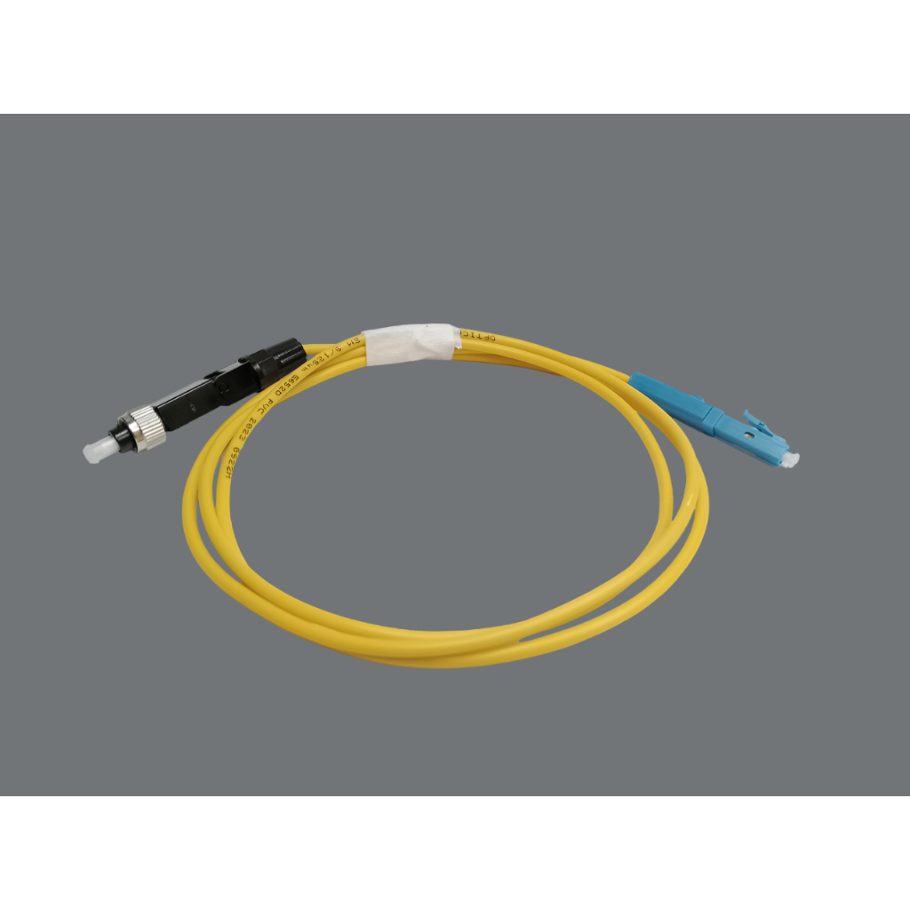 FIBER OPTIC QUICK CONNECTOR LC-UPC to FC-UPC SINGLE MODE, QUICK CONNECT ...
