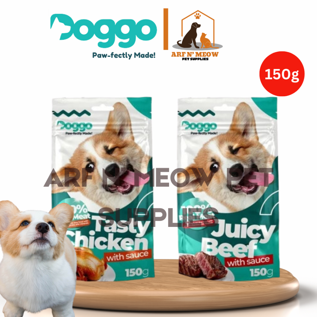 150g Doggo Dog Food Wet Pouch All Stages Adult Puppy Dogs Essential ...