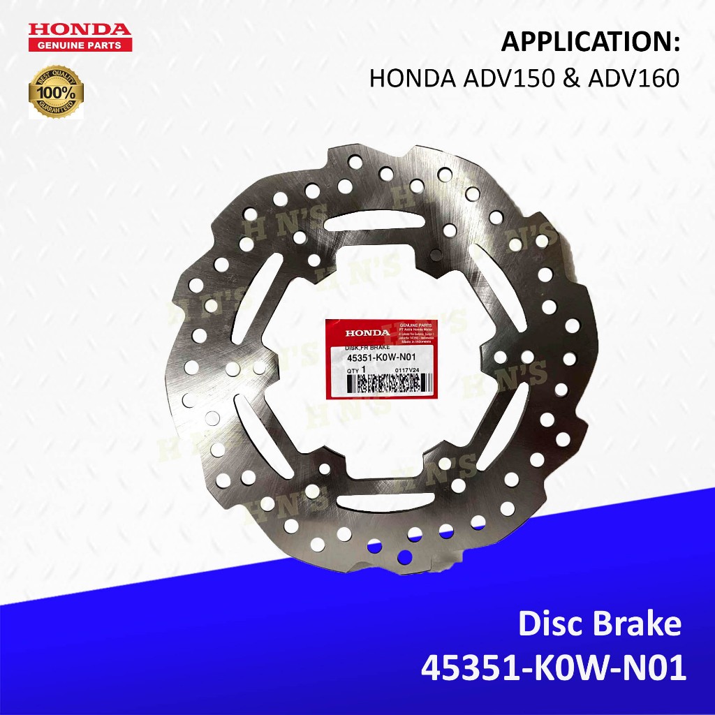 Honda Genuine Rotor Disk Brake FRONT for Honda ADV150 & ADV160 ( PN ...