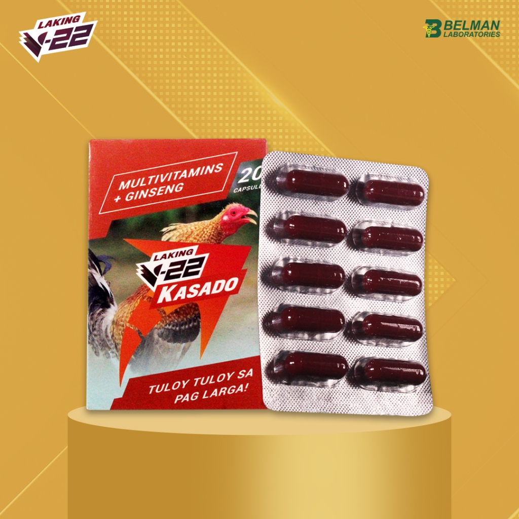 Laking V-22 Kasado (Multivitamins (VIT ACE + B COMPLEX) + Ginseng ...