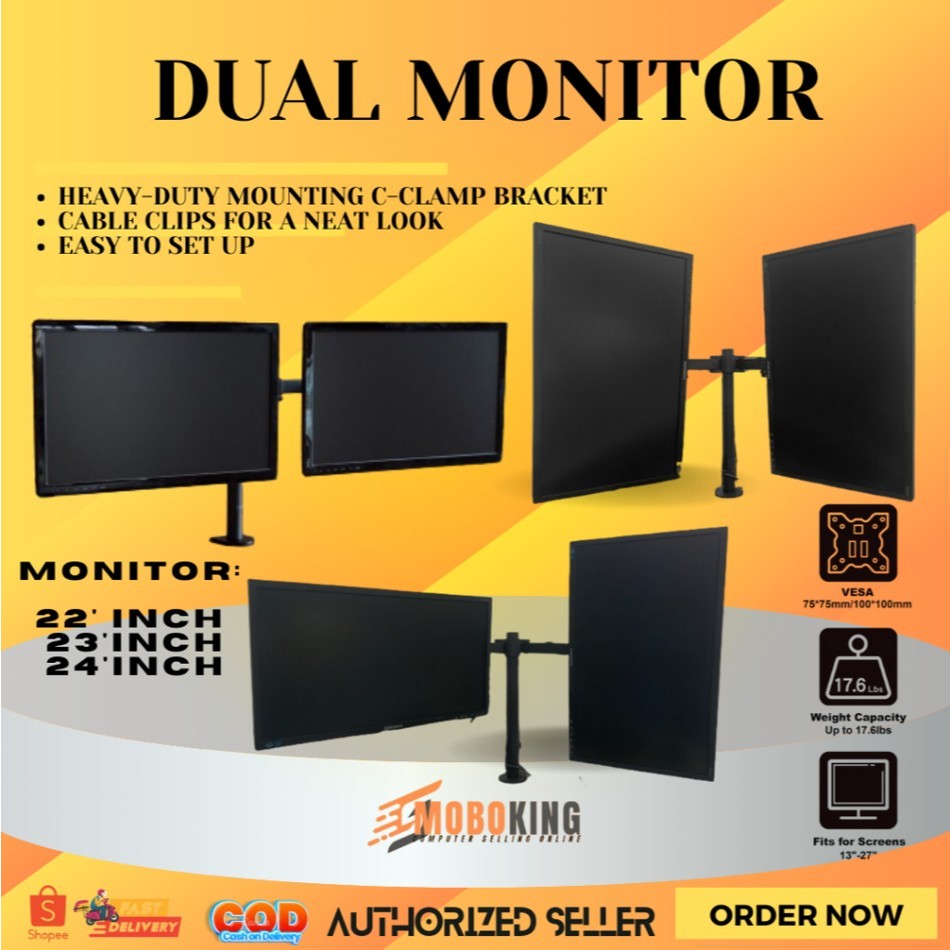 Monitor Rotatable monitor 24" 23" 22" Inch For CCTV Desktop Computer ...