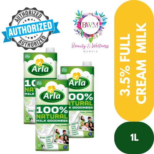 ARLA ALL NATURAL GOODNESS FULL CREAM MILK 1L X3: RICH DAIRY MILK | Shopee Philippines