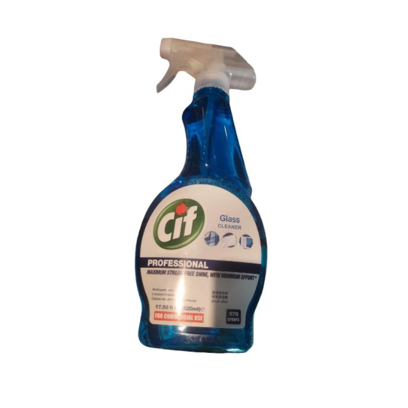CIF PROFESIONAL GLASS CLEANER SPRAY 520ML | Shopee Philippines