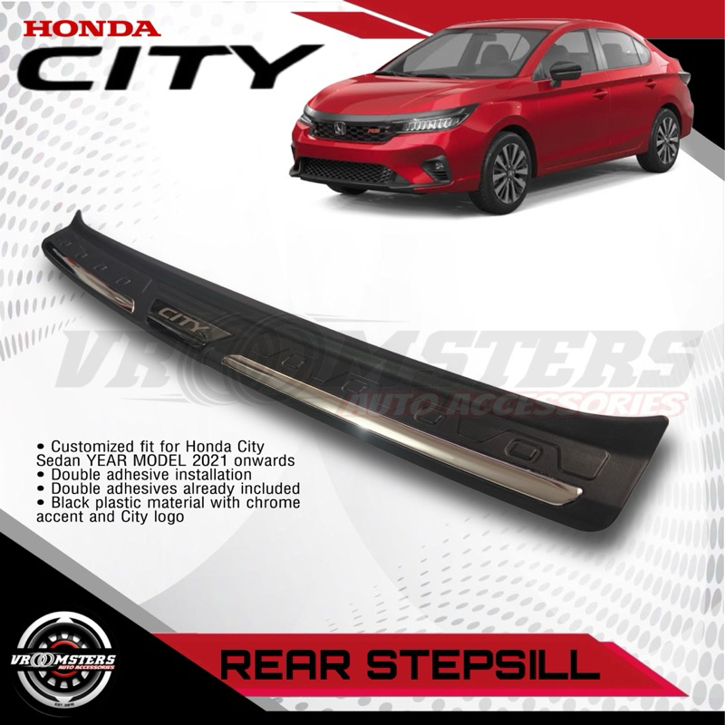 Honda City 2014-2025 Rear Stepsills #Vroomsters | Shopee Philippines