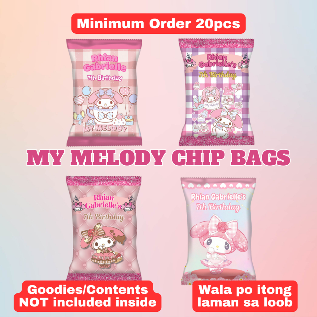My Melody Chip Bag for Souvenirs | Shopee Philippines