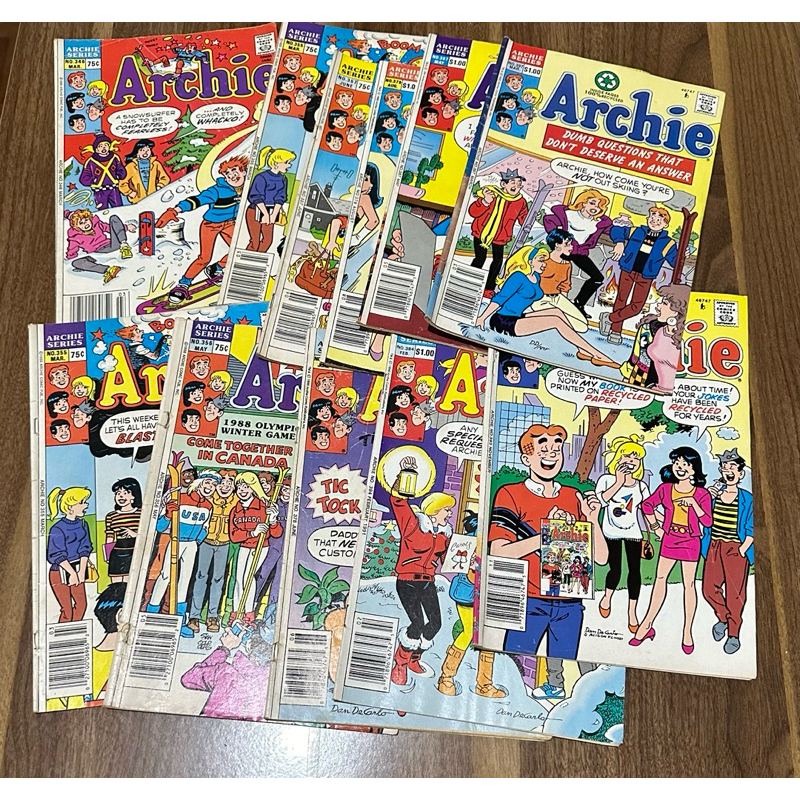 Bundle of 11 Archie Comics 1986 to 1992 (No repeat) | Shopee Philippines