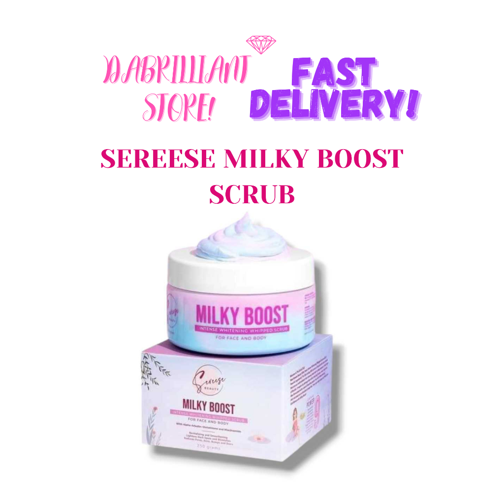 MILKY BOOST INTENSE WHITENING WHIPPED SCRUB | Sereese Beauty | Shopee ...