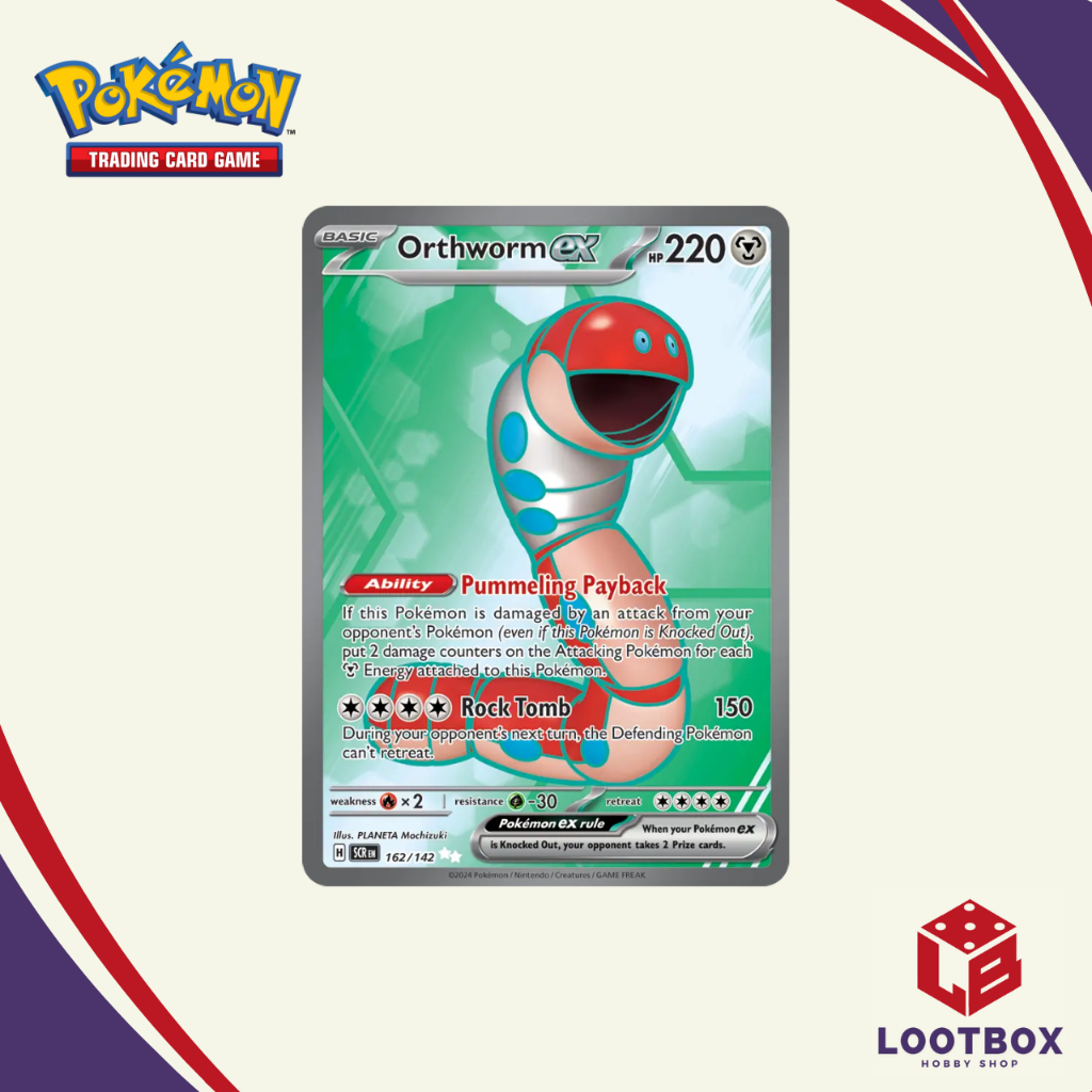 Pokemon Card Game: Orthworm ex - Stellar Crown | Shopee Philippines