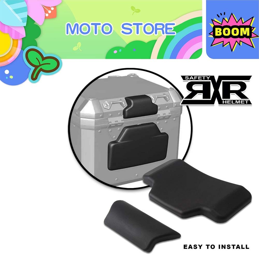 Motorcycle Top Box Backrest Cushion Pad Universal Motorcycle Rear Top ...