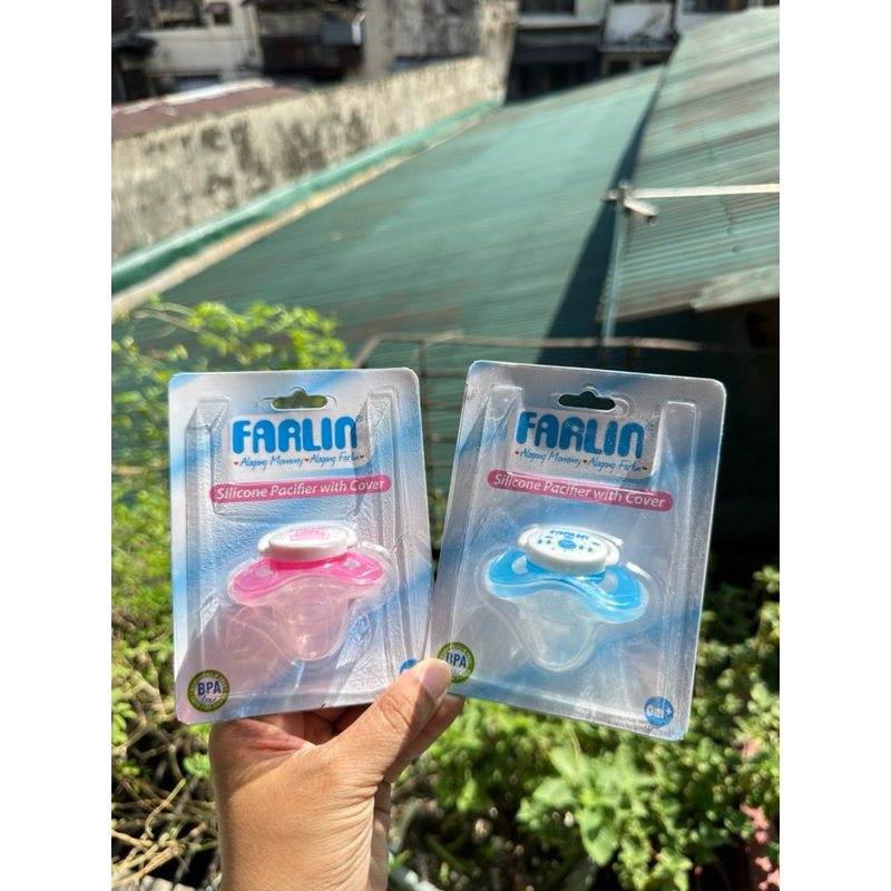 Farlin Silicone pacifier with cover | Shopee Philippines