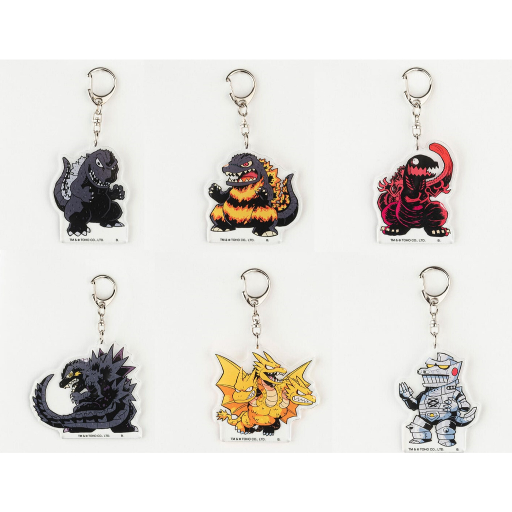 [Direct from Japan] Godzilla Deformed Acrylic Key Chain Japan NEW ...