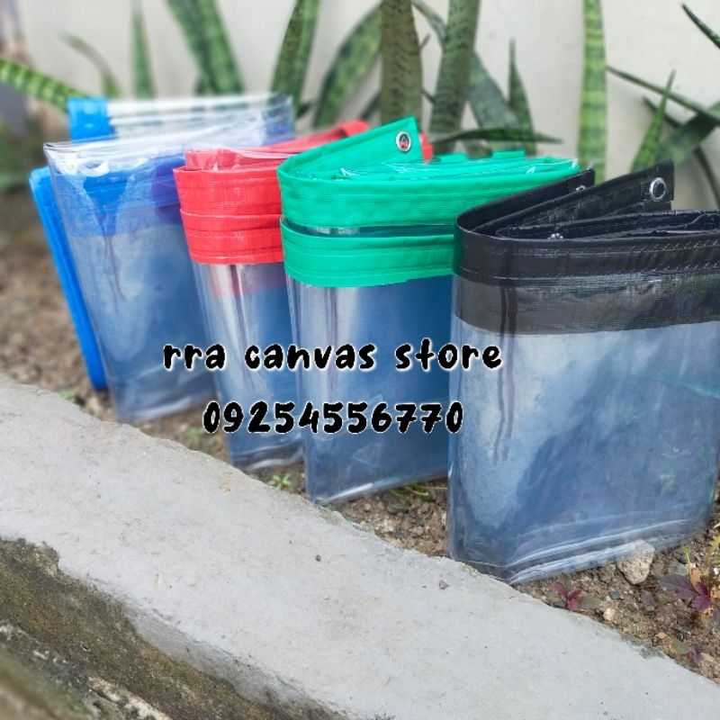 (6ft x 8ft) TRANSPARENT PLASTIC TRAPAL with LINING LOWEST PRICE DIRECT ...