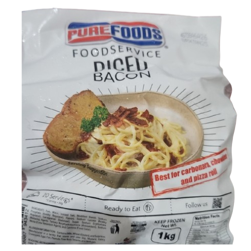 Primo D' Italia Diced Bacon 1Kg | Shopee Philippines