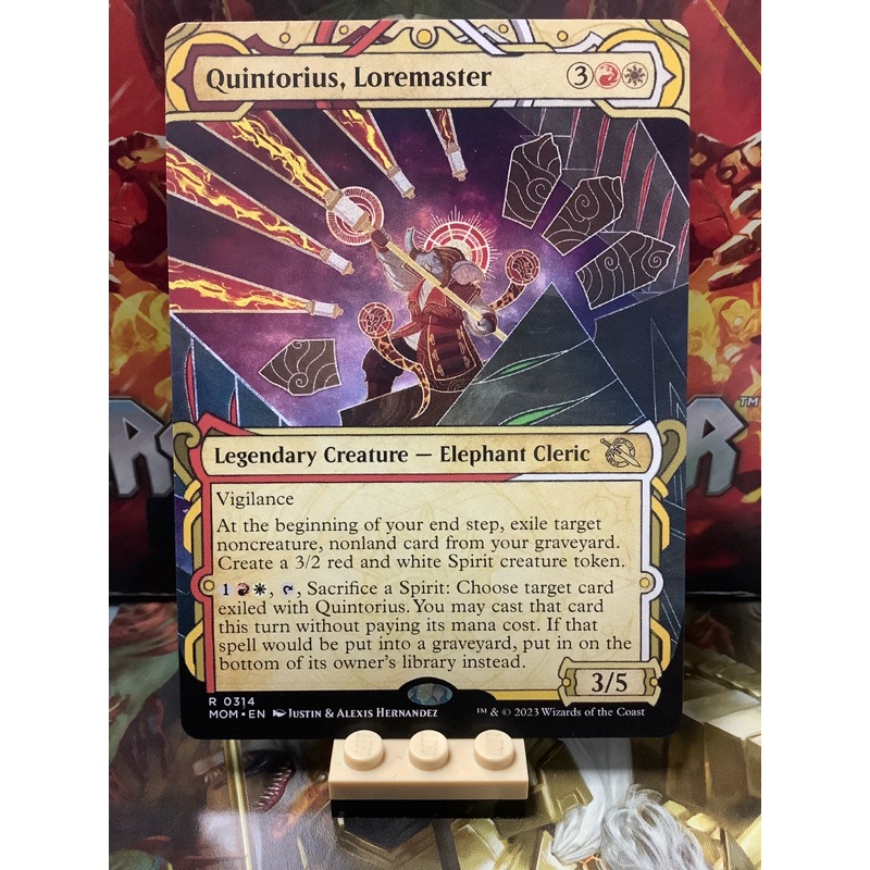 MAGIC: The Gathering - Quintorious, Loremaster (March of the Machine ...