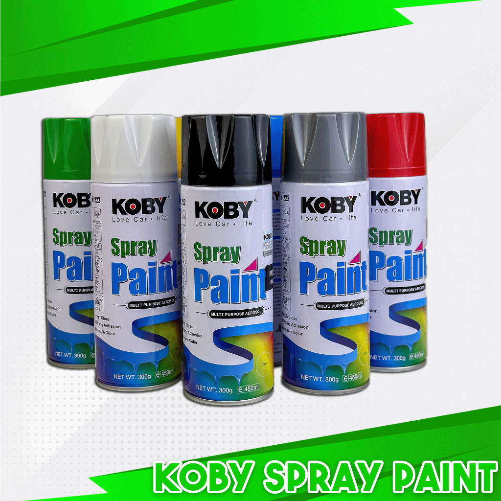 ORIGINAL KOBY SPRAY PAINT MULTI PURPOSE AEROSOL 450ML | Shopee Philippines