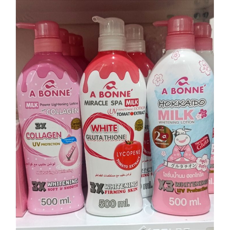 A BONNÉ MILK POWER LOTIONS 500ml 100% ORIGINAL from Thailand | Shopee ...